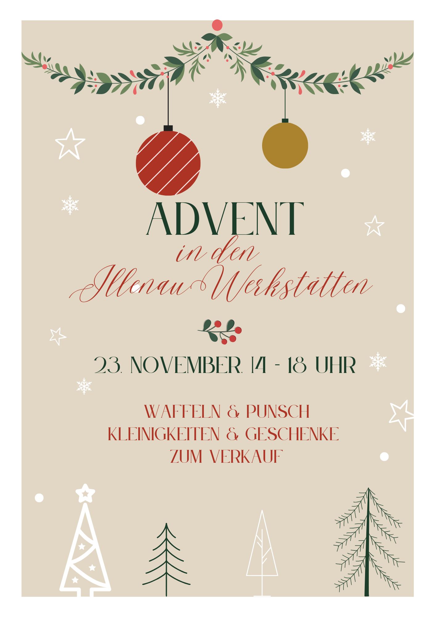 Advent in den Illenau Werkstätten | Illenau-Werkstätten e.V.